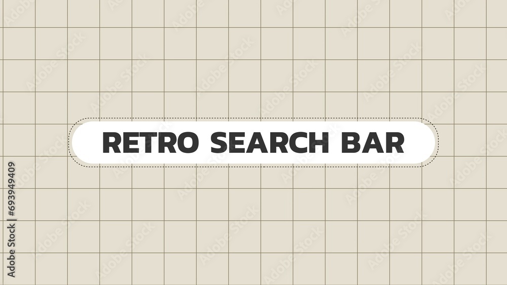 Retro Grid Text Search Animation Intro Stock Template | Adobe Stock