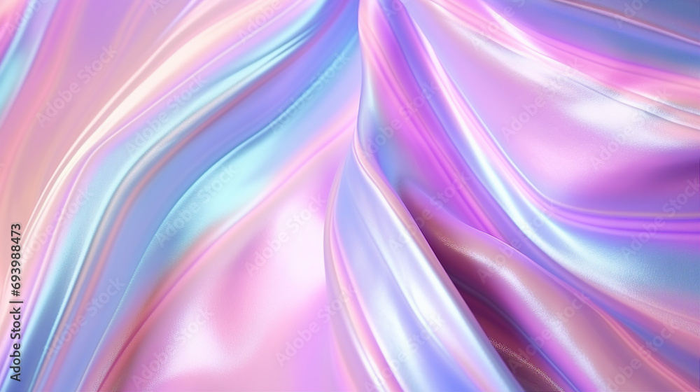 Vivid Rainbow Texture: Beautiful Holographic Foil Design - Abstract Art ...