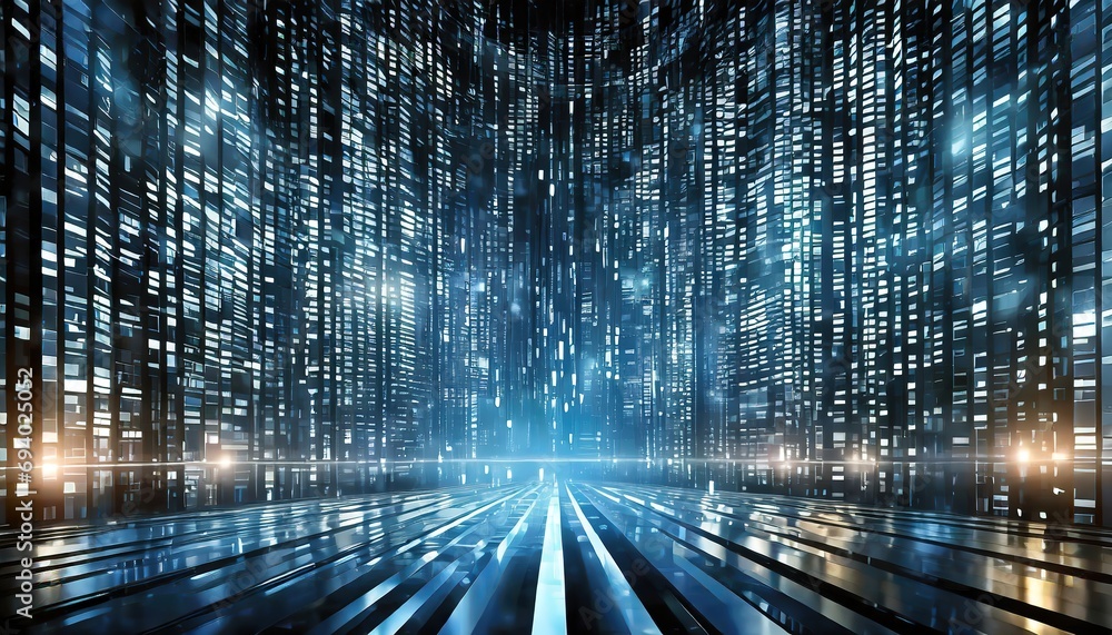 Virtual Speed Through Cyber City. The illusion of speed is captured as ...