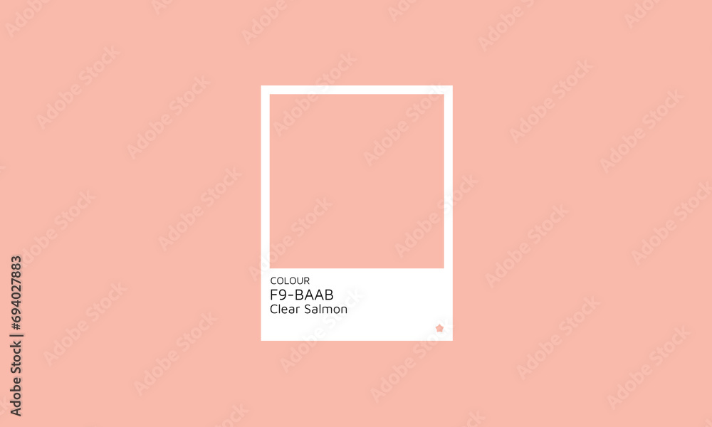 Clear Salmon color palette set catalog samples in rgb hex. new fashion ...