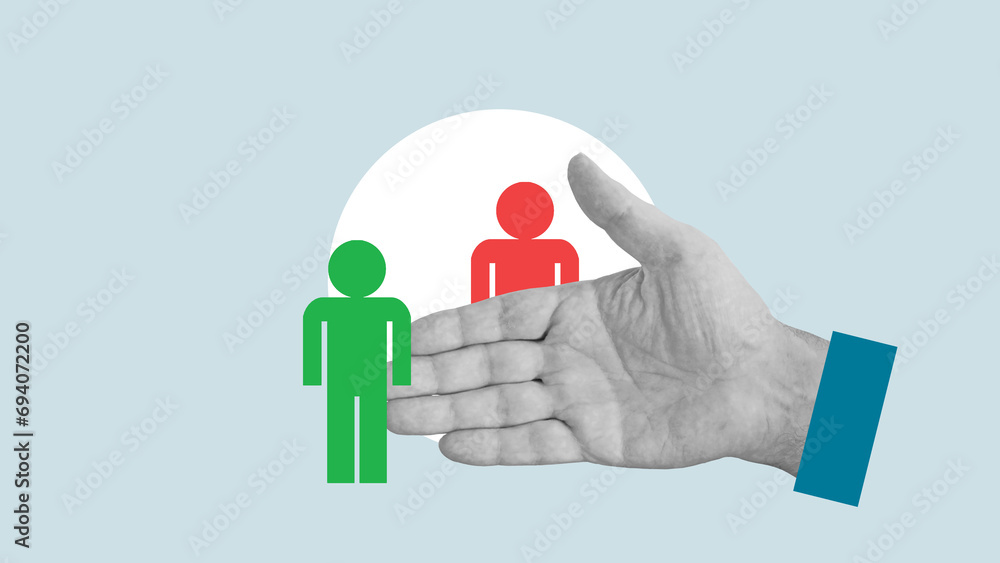 Solution of controversial issues and conflicts of interest. The hand ...
