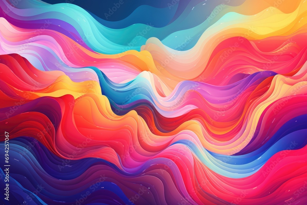 Wave pattern background design for business banner, formal invitation ...