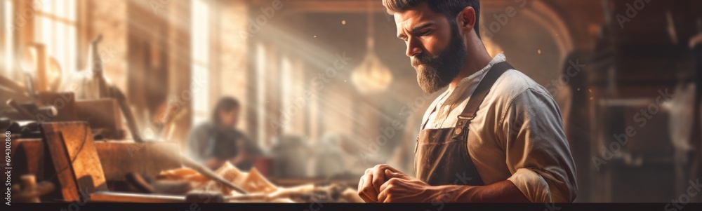 Craftsman background Stock Photo | Adobe Stock