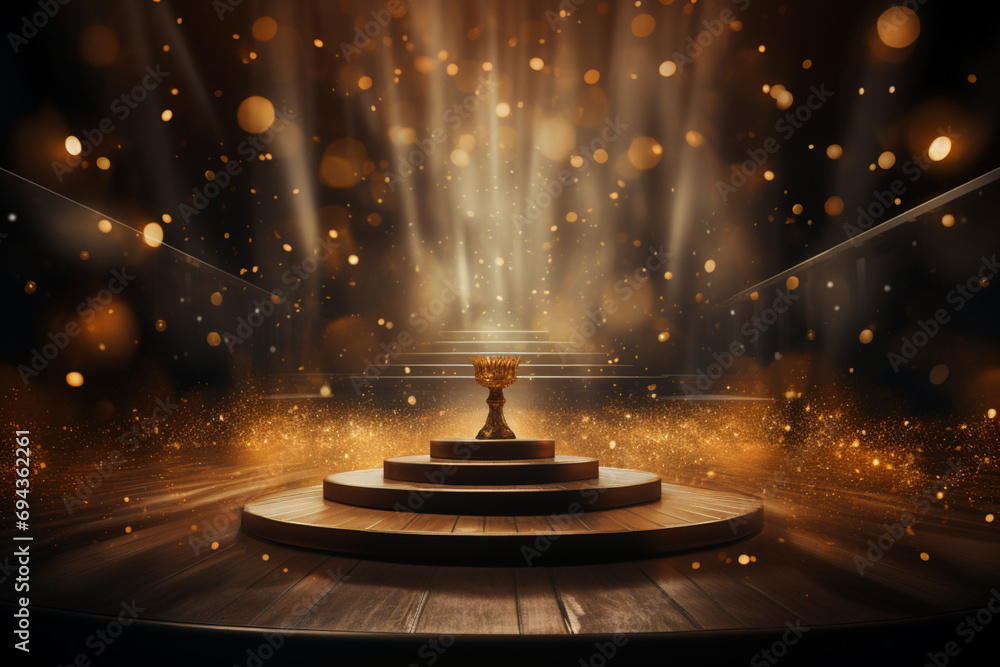 victory stage spotlight background lightening event Stock Photo | Adobe ...