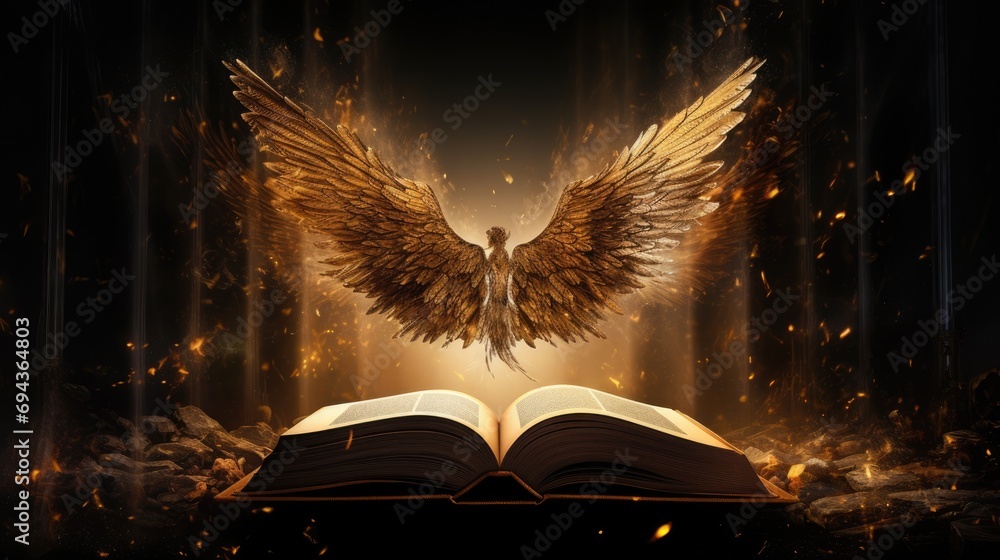 The Bible, the book of the god of Christianity about the covenants of ...