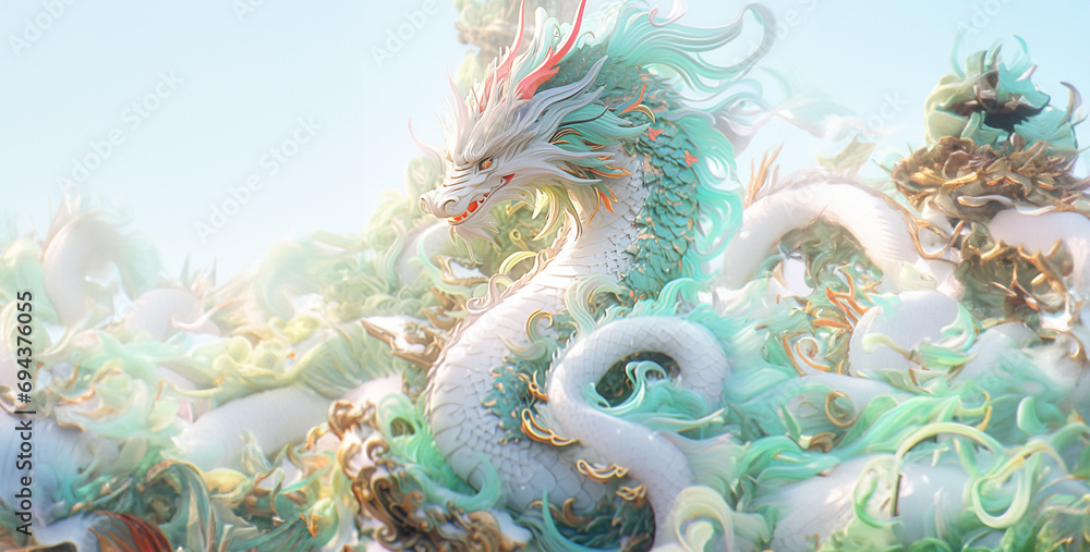 Chinese dragon on the roof, Chinese new year dragon, Chinese dragon ...