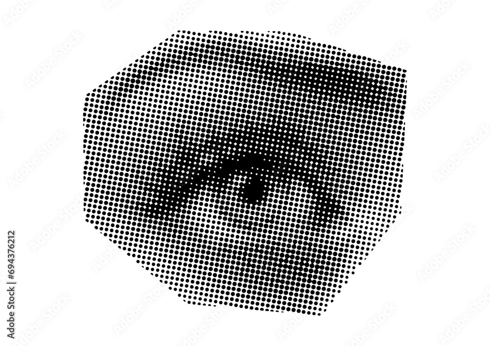Punk y2k black and white collage elements. Female eye and gaze on white ...