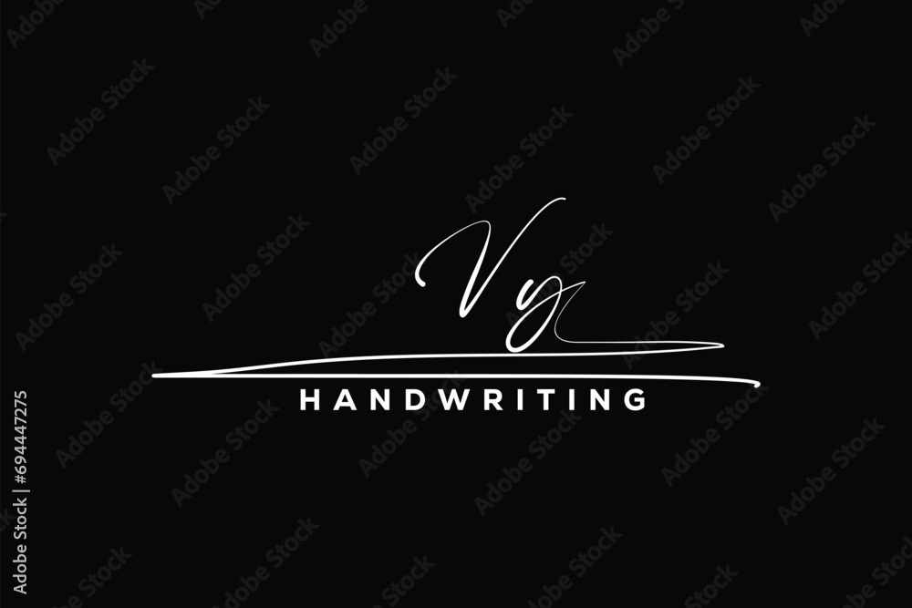 VY initials Handwriting signature logo. VY Hand drawn Calligraphy ...
