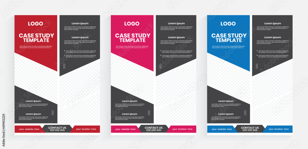 Case study a4 flyer design, Corporate marketing flier proposal design ...