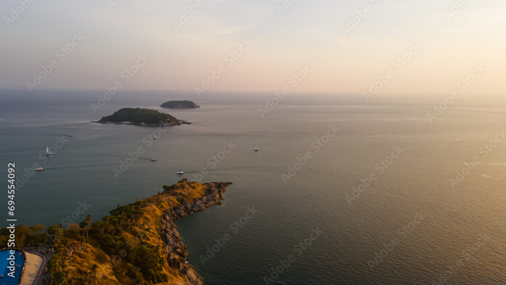 Phromthep Cape, beautiful natural sea view Sunset view point, the ...