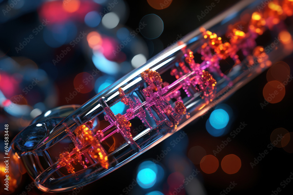 An animated depiction of the CRISPR-Cas9 gene-editing tool ...