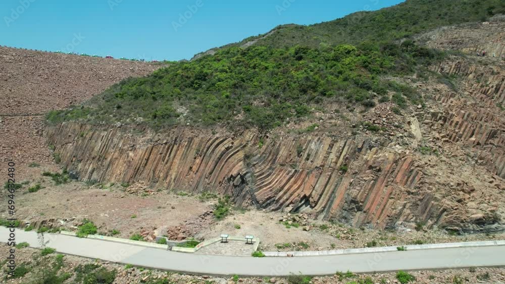 High Island Reservoir East Dam in Sai Kung Hong Kong Global Geopark ,is ...