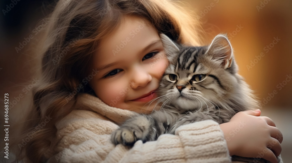 copy space, stockphoto, realistic, National Love Your Pet Day. Little ...