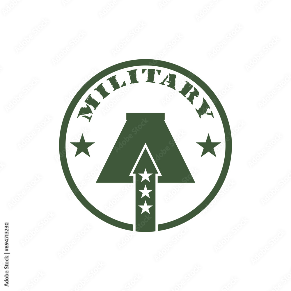 Army logo vector military template symbol design Stock Vector | Adobe Stock