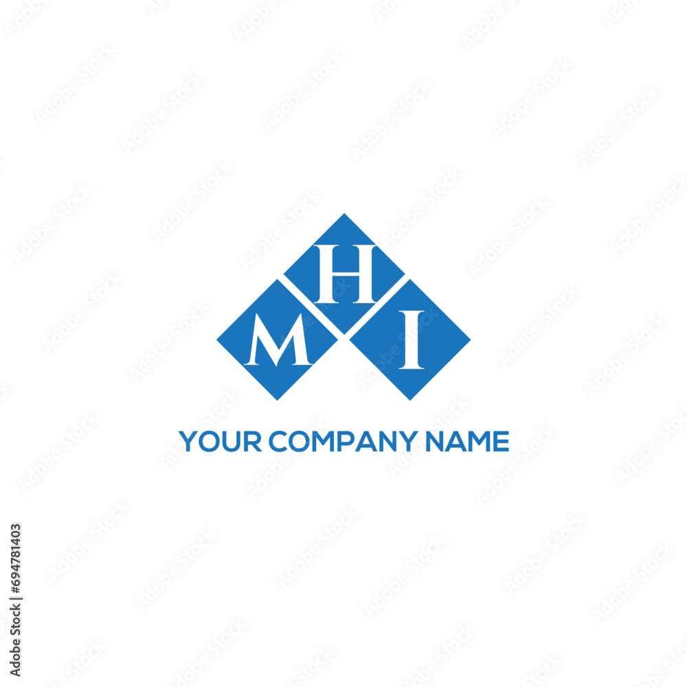 HMI letter logo design on white background. HMI creative initials ...