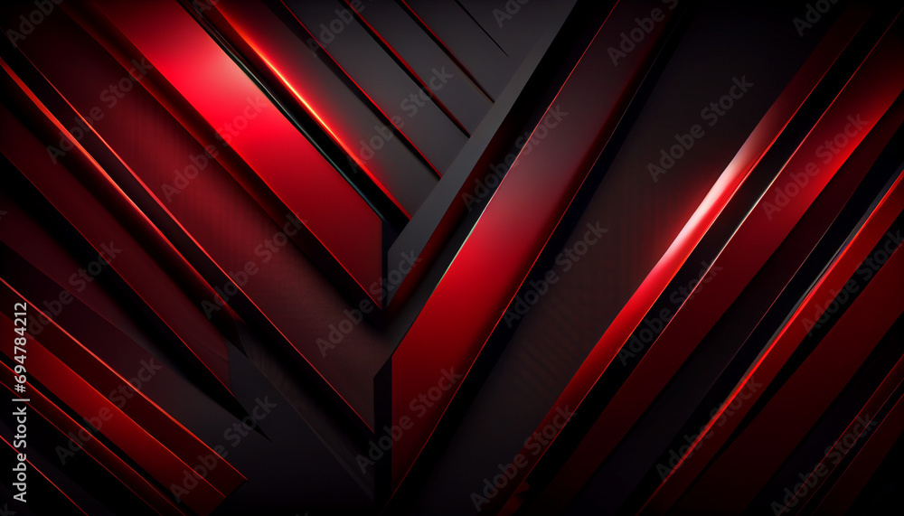 abstract background with lines, Black red abstract modern background ...
