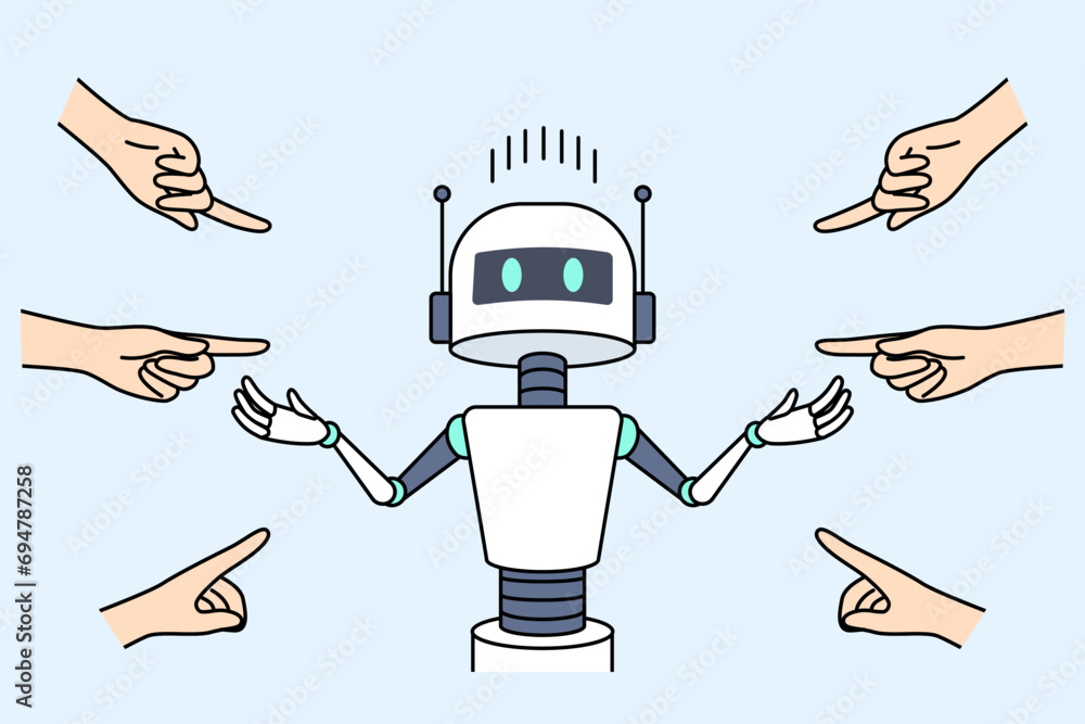 People blame robot for unemployment and point fingers at cyborg due to ...