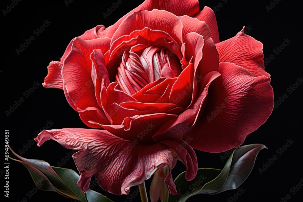 The mesmerizing transformation of a red rosebud into full bloom ...