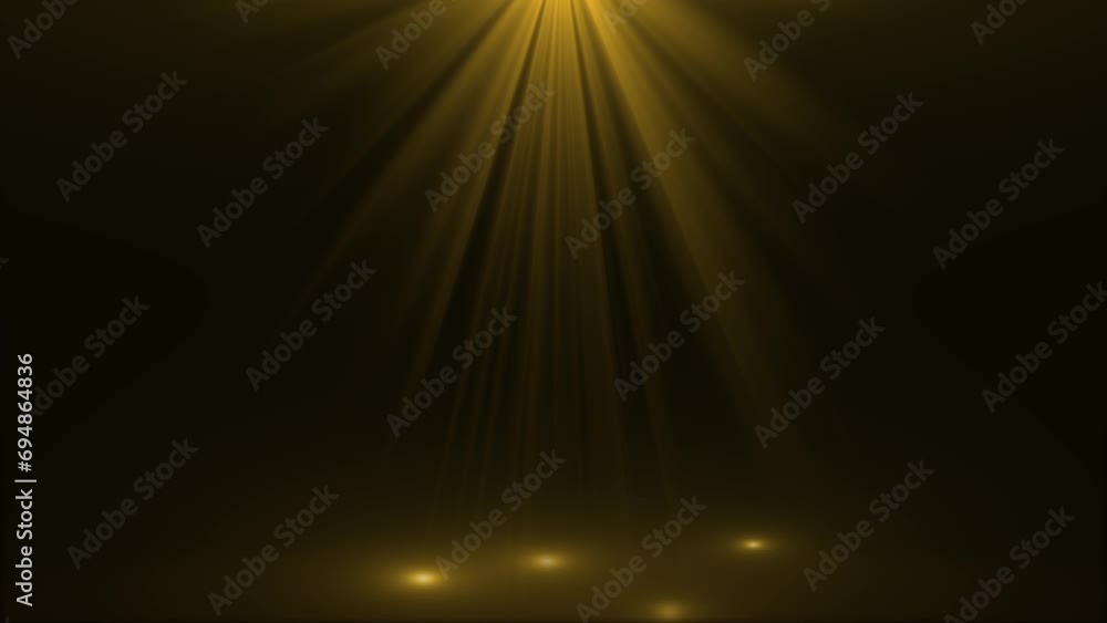 Vidéo Stock 4K Stage lights are turned during the concert blinking and ...