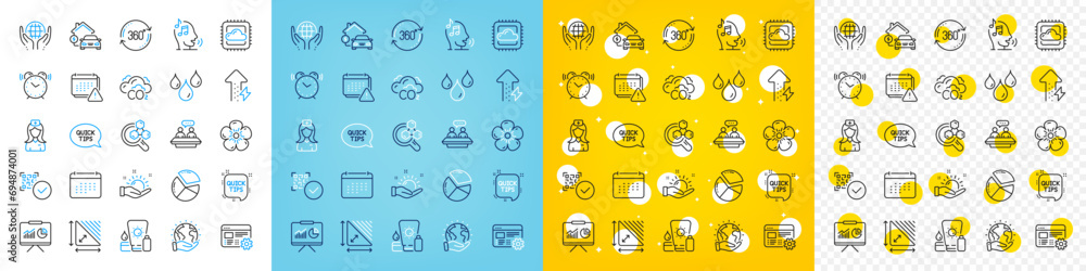 Vector icons set of Voicemail, Co2 and Cloud computing line icons pack ...