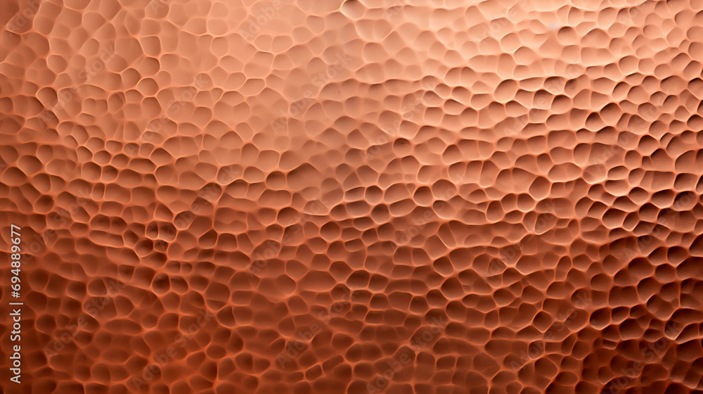 Hammered copper plate texture with a lustrous, dimpled surface. Stock ...