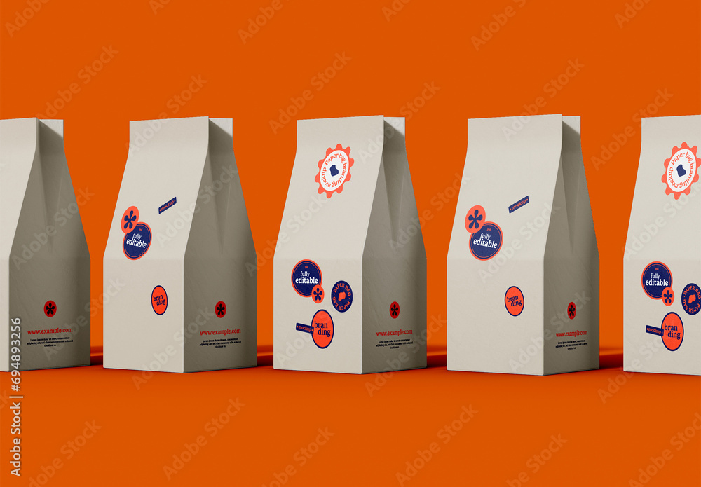 Array Paper Bag Mockup Stock Template | Adobe Stock