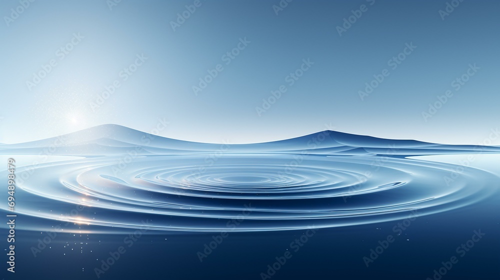Mind Ripples, an abstract visualization of psychic waves resembling ...