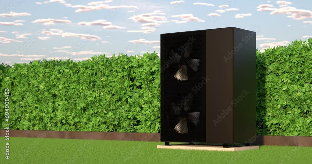 rotating fan of a heat pump energy as a heater and alternative energy ...