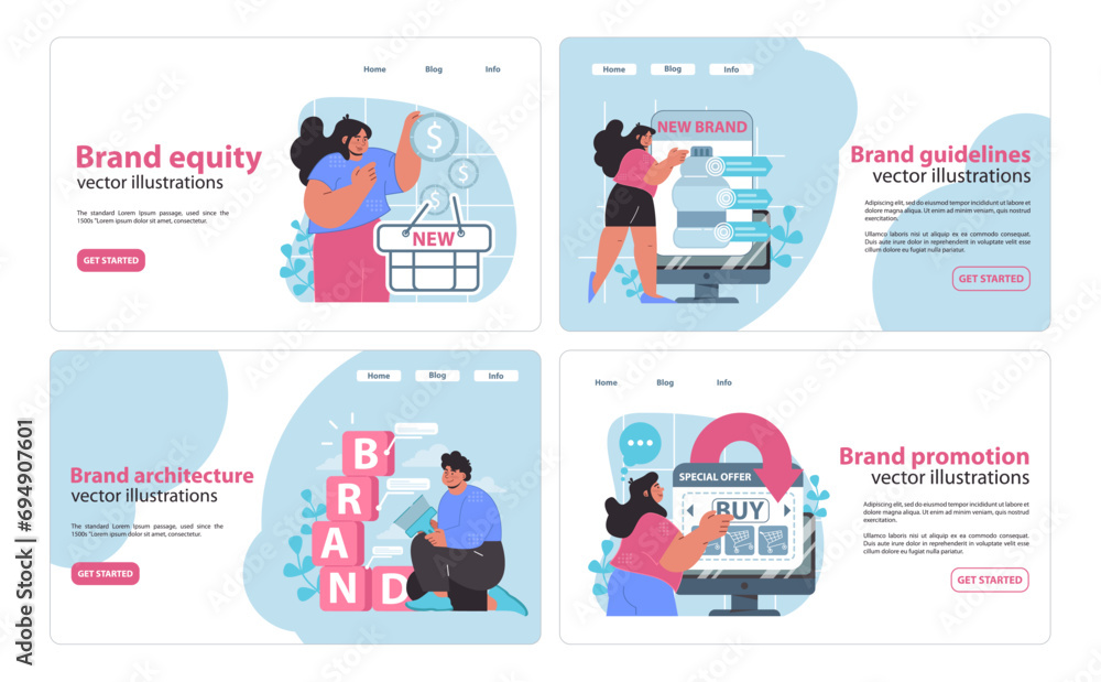 Comprehensive branding pack. Visualizing brand equity, outlining ...