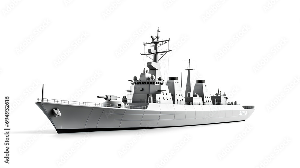 Modern warship on transparent background PNG Stock Photo | Adobe Stock