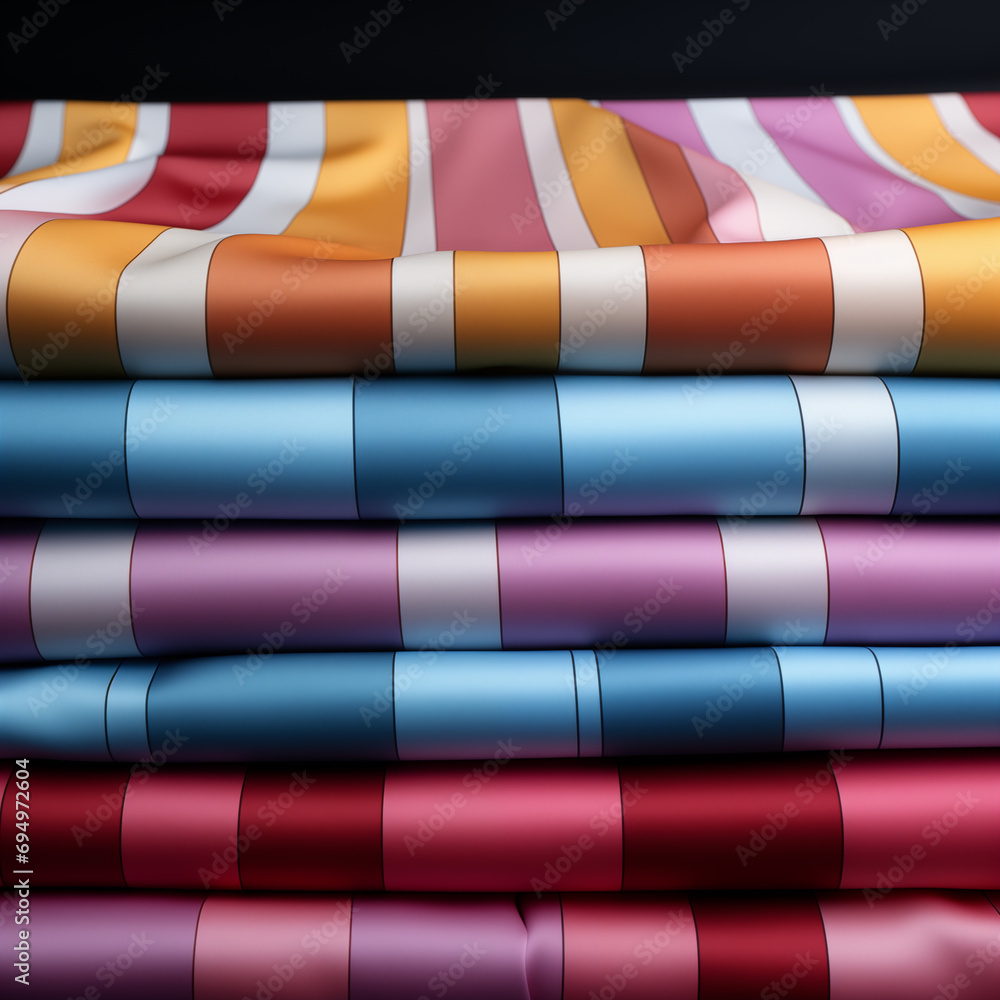 Striped fabric pattern for printing on fashion fabric. Southeast Asian ...