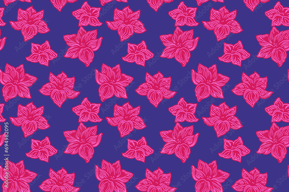 Colorful seamless pattern with decorative stylized shape geometricf ...