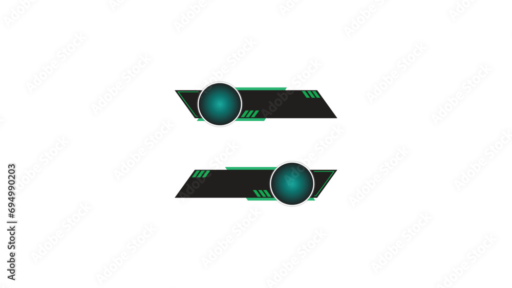 Gaming textbox, gamin textbox overlay, textbox for gaming Stock Vector ...