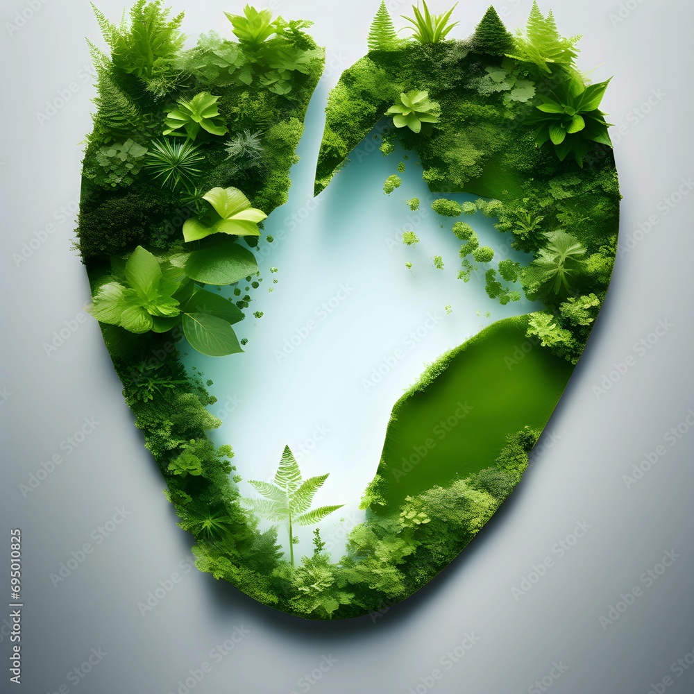 Explore a climate-neutral future in our stock photo: Footprint ...