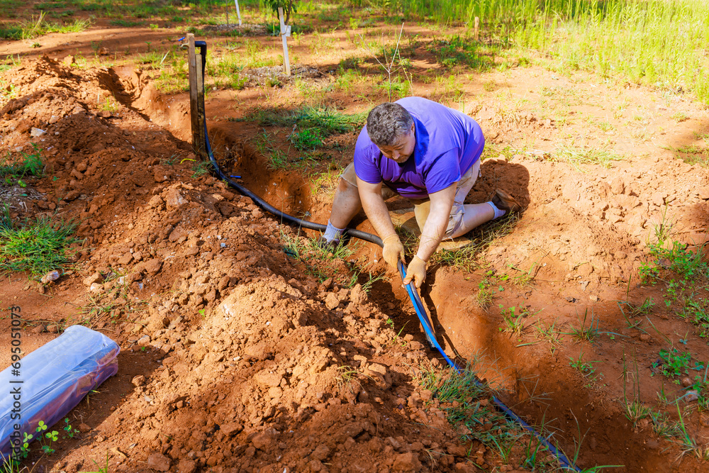 Insulating water PVC pipe is a common practice used to protect ...