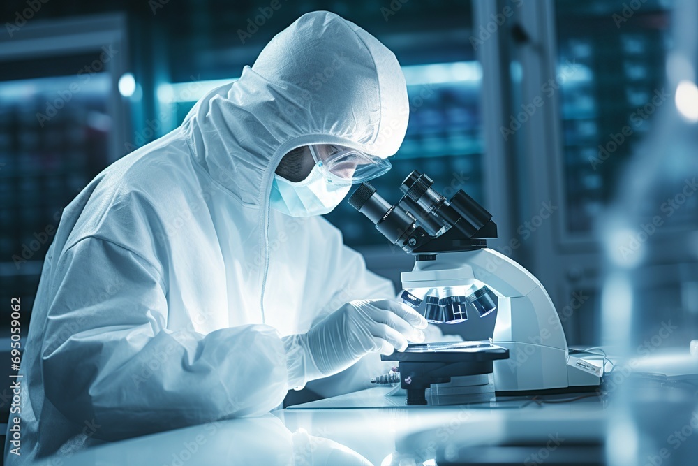 Step into the world of biomedical engineering as this realistic photo ...