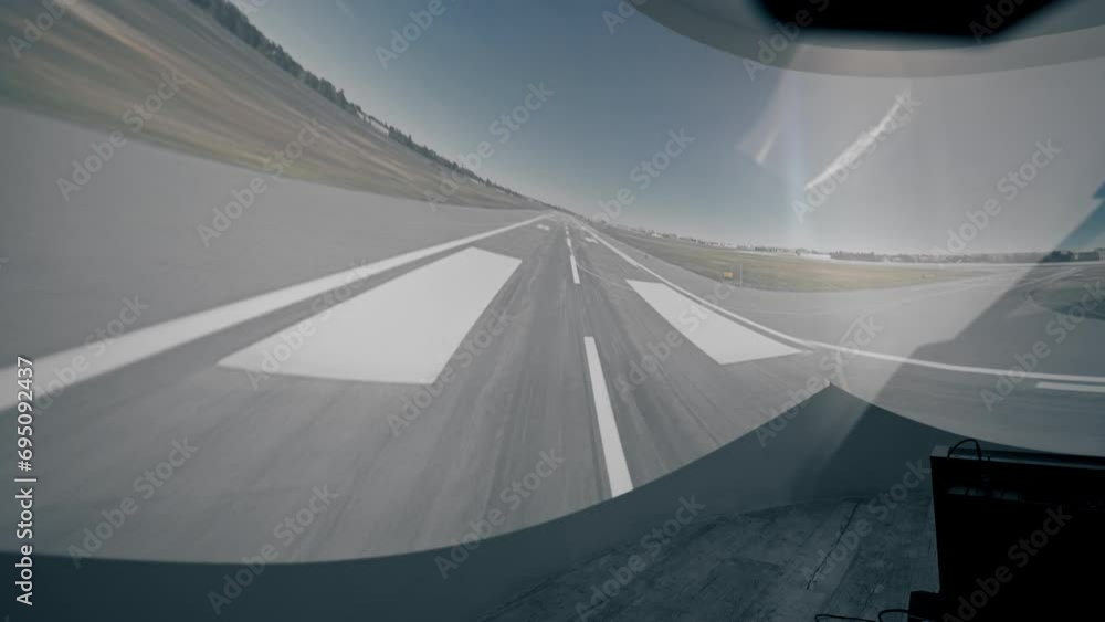 vertical video the radar and navigation panel in the cockpit of the ...