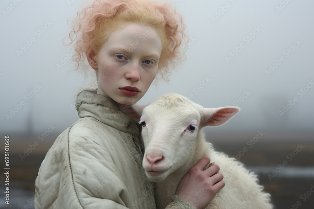 albino people human woman men girl boy Congenital disease, absence of ...