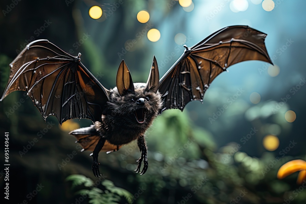 In the vibrant tropical forest, a dynamic 4K Ultra HD documentary ...