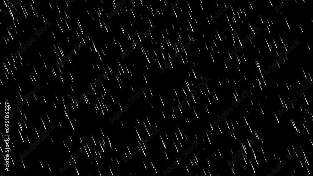 Vidéo Stock Heavy Loop falling rain background. rainy season background Loopable rain falling ...