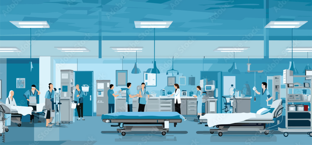 Healthcare Vector Hospital vector representation of a modern hospital ...