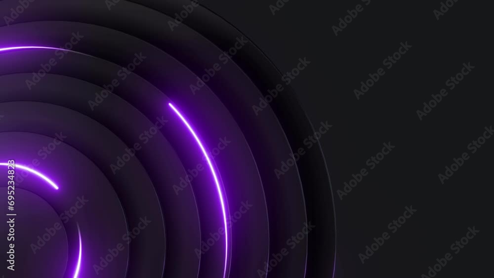 This stock motion graphic video of 4K Pink Radial Neon Background with ...
