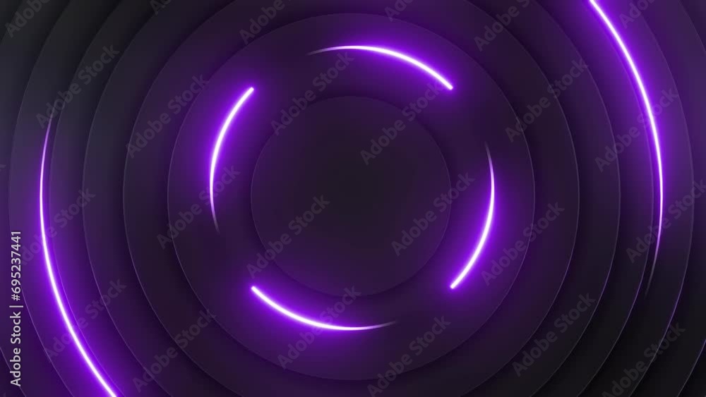 This stock motion graphic video of 4K Pink Radial Neon Background with ...