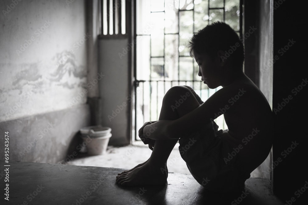 The concept of poor children victims of human trafficking process ...