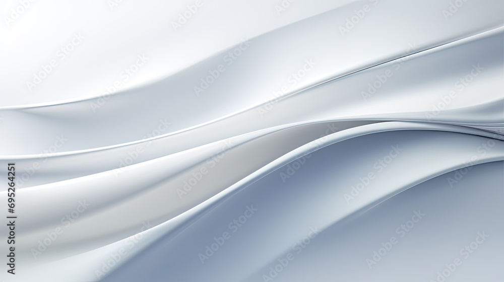 abstract wavy flowing background, minimal abstract white background ...