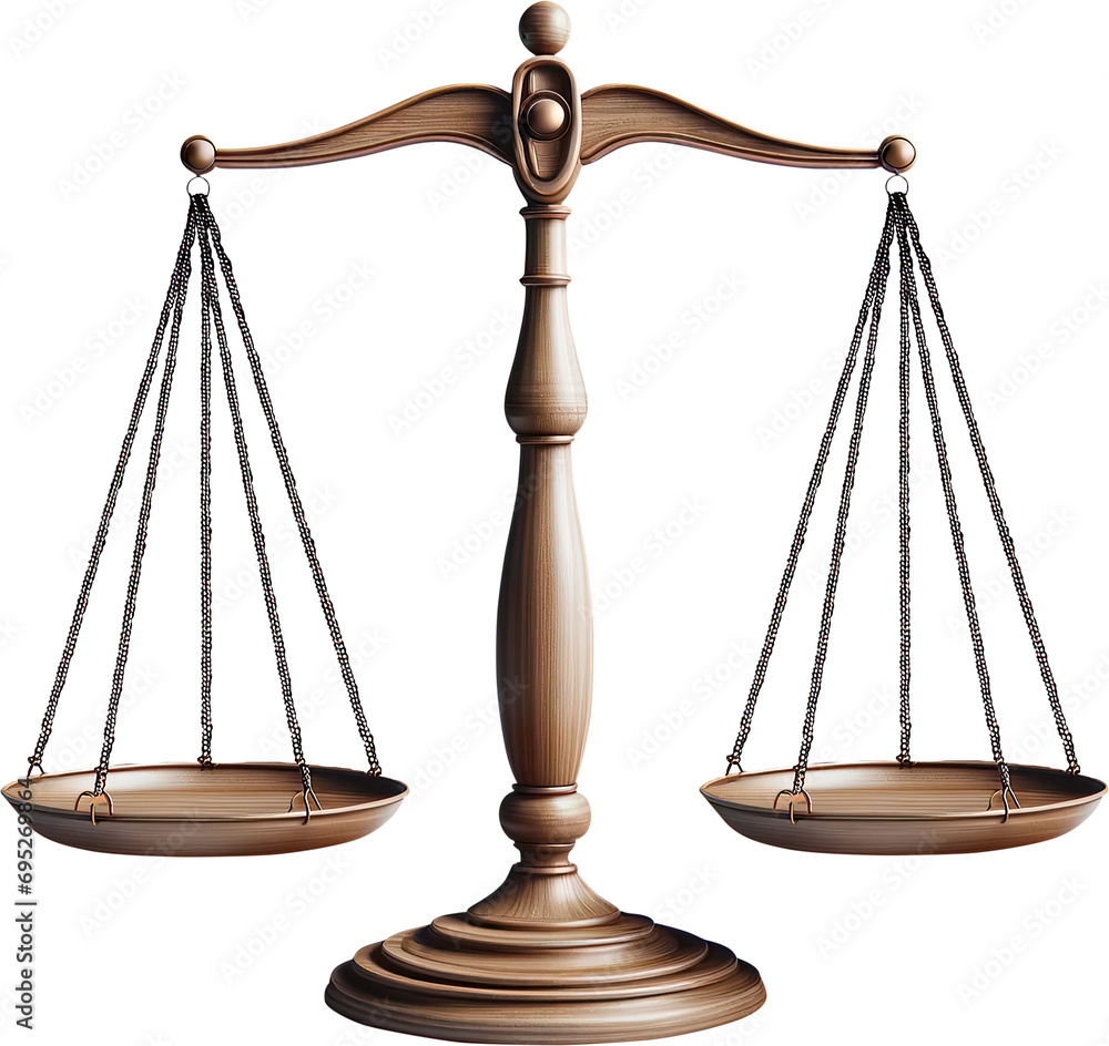 judge's scale symbolizing justice, balance, and law, ideal for legal ...