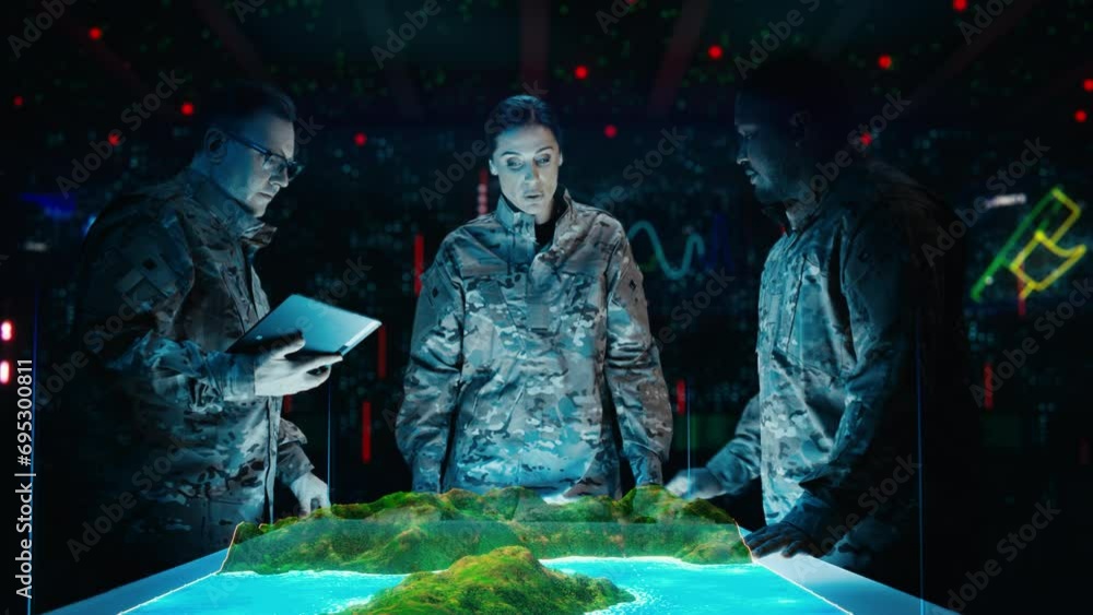Futuristic Warfare Strategy: Military Intelligence Experts use ...