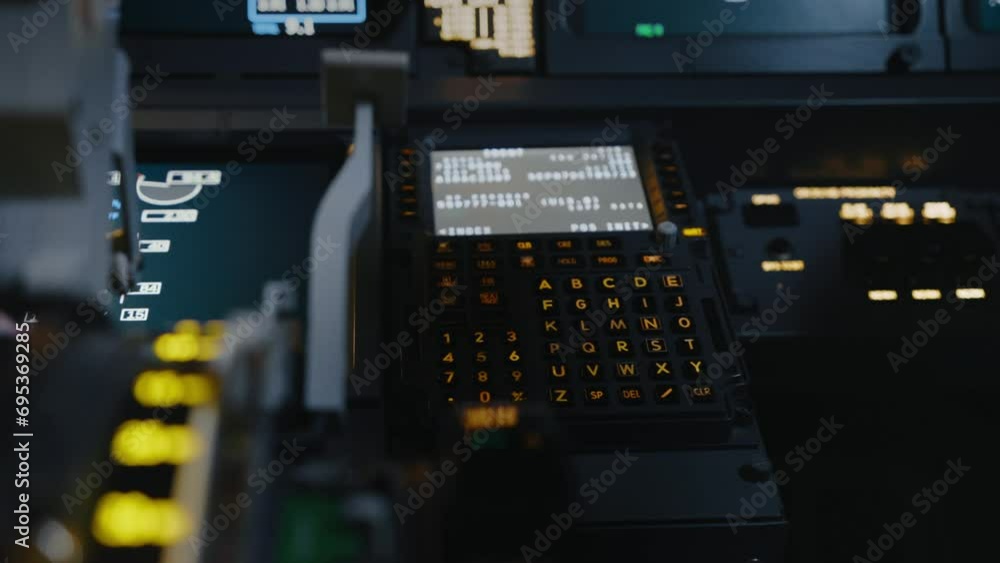 Airplane Cockpit for Aviation Pilot and Plane Navigation of Pilotage ...