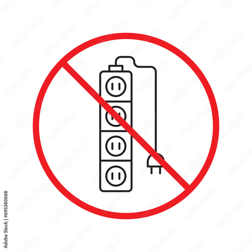 Forbidden Prohibited Warning, caution, attention, restriction label ... Forbidden Prohibited Warning, caution, attention, restriction label ...