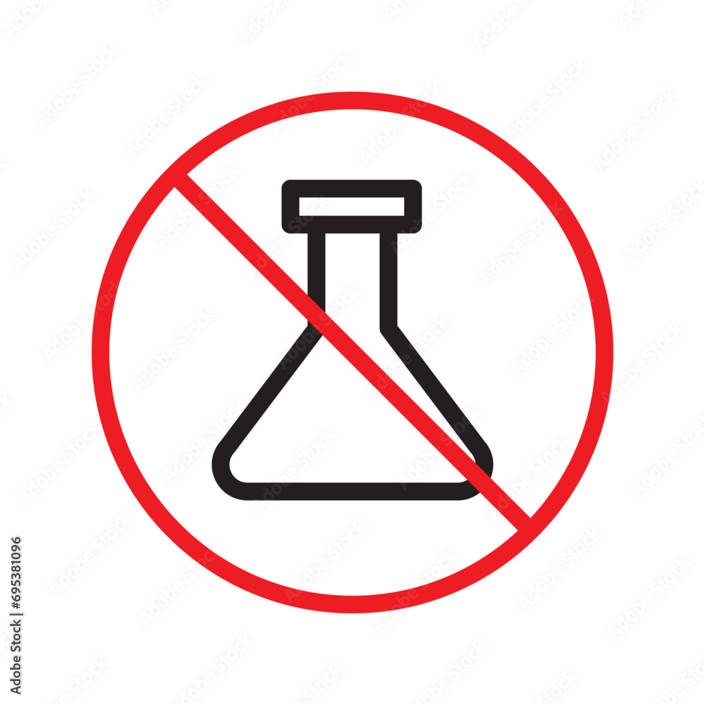 Forbidden Prohibited Warning, caution, attention, restriction label ...